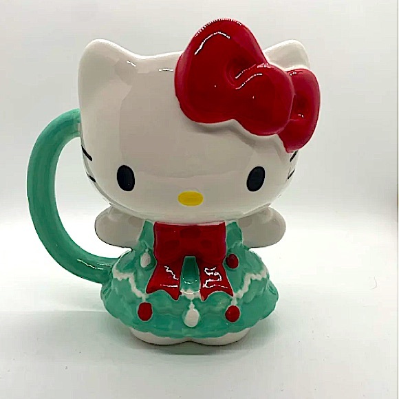 Hello Kitty | Dining | Hello Kitty Full Body Christmas Tree Dress ...